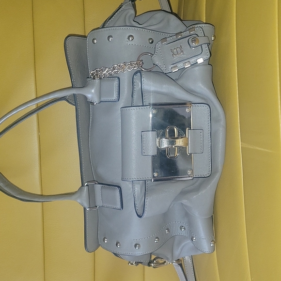 Joy Gryson | Bags | Joy Gryson Satchel Crossbody Taupe Leather Gold ...